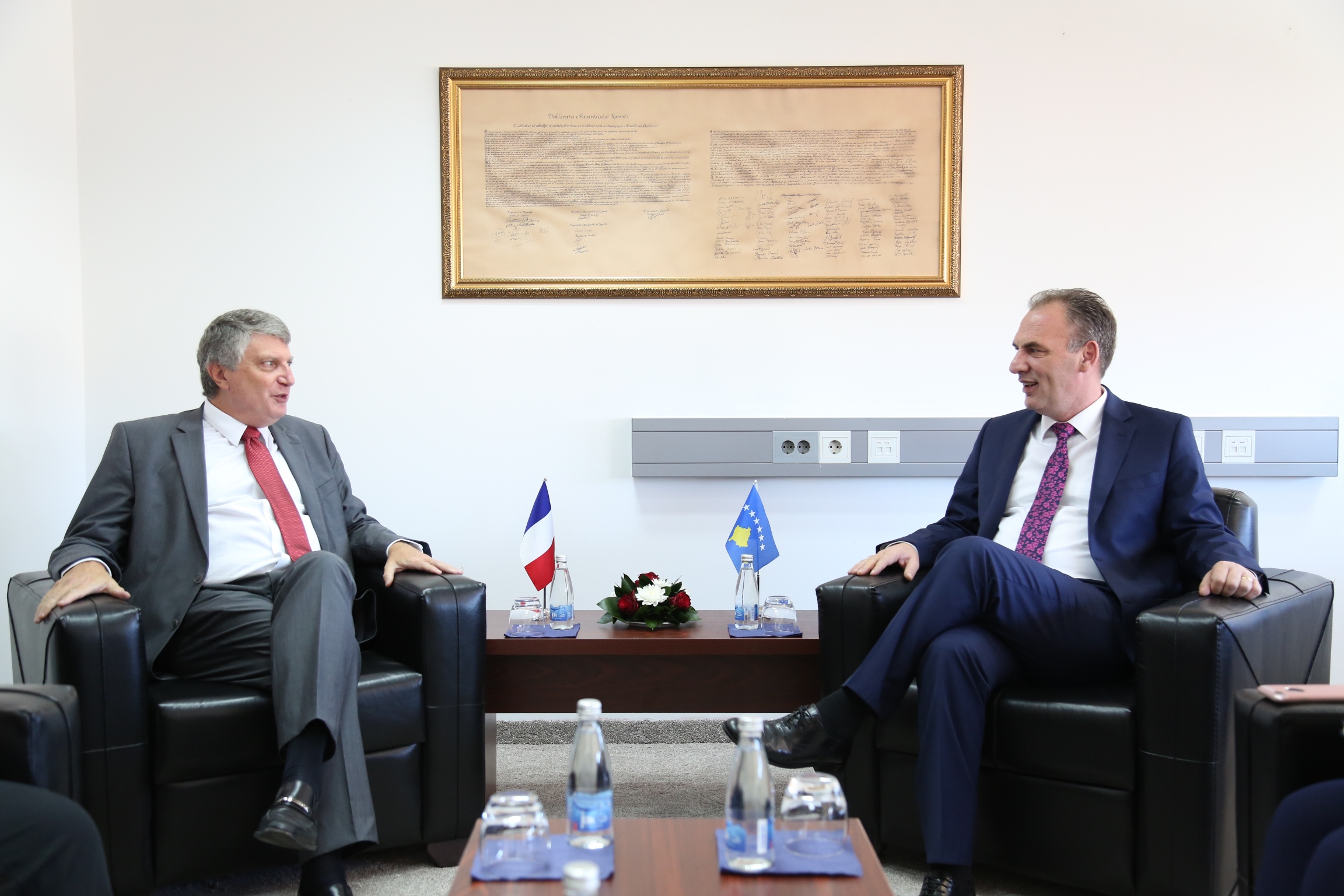 Deputy Prime Minister Limaj hosted the French Ambassador, Didier ...