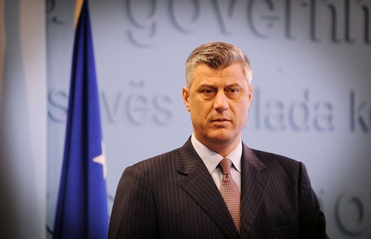 Prime Minister of the Republic of Kosovo, Hashim Thaçi, expresses ...