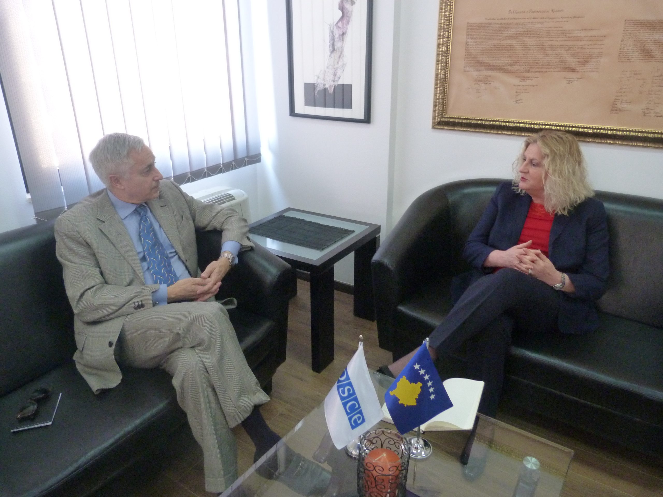 The Minister for Dialogue Edita Tahiri met with the Ambassador of the ...